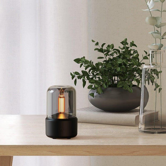 Candlelight Flame Aroma Diffuser Lamp – Klarako